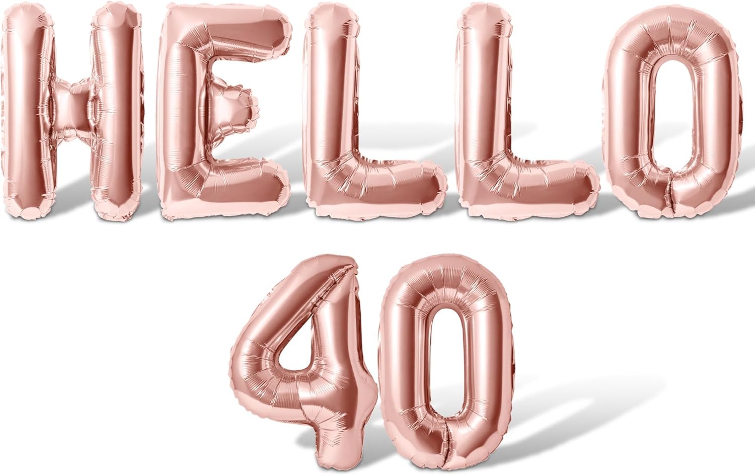 Amazon.com: Letter Balloons - HELLO 40 16" Inch Alphabet Letters Foil ...