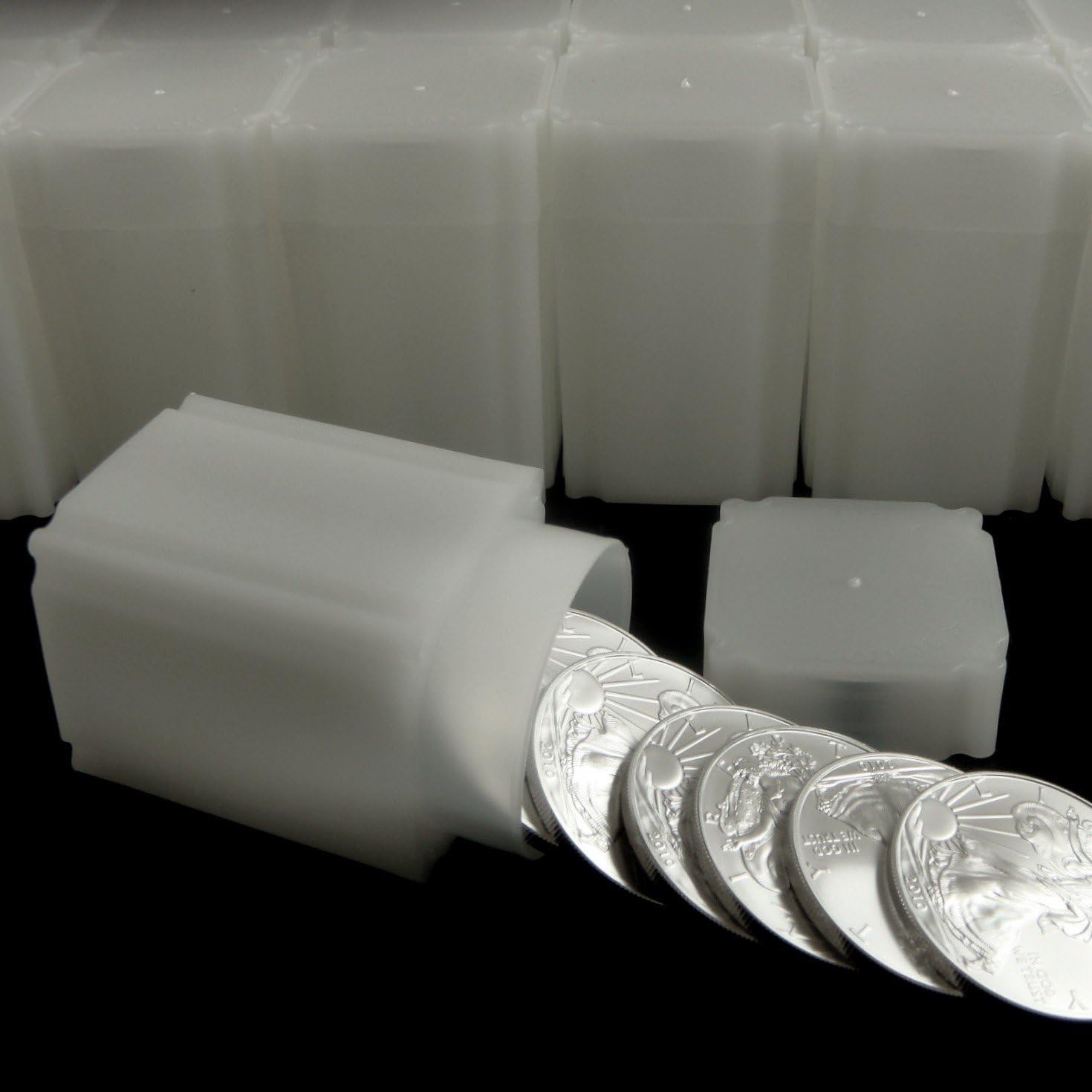 Amazon.com: CoinSafe Square American Silver Eagle Tubes (10 Pack ...