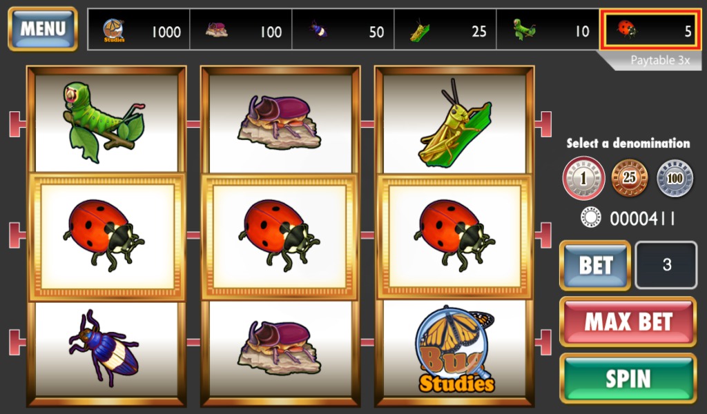 Slots: Future Garage Bugs 3 Reel - App on Amazon Appstore