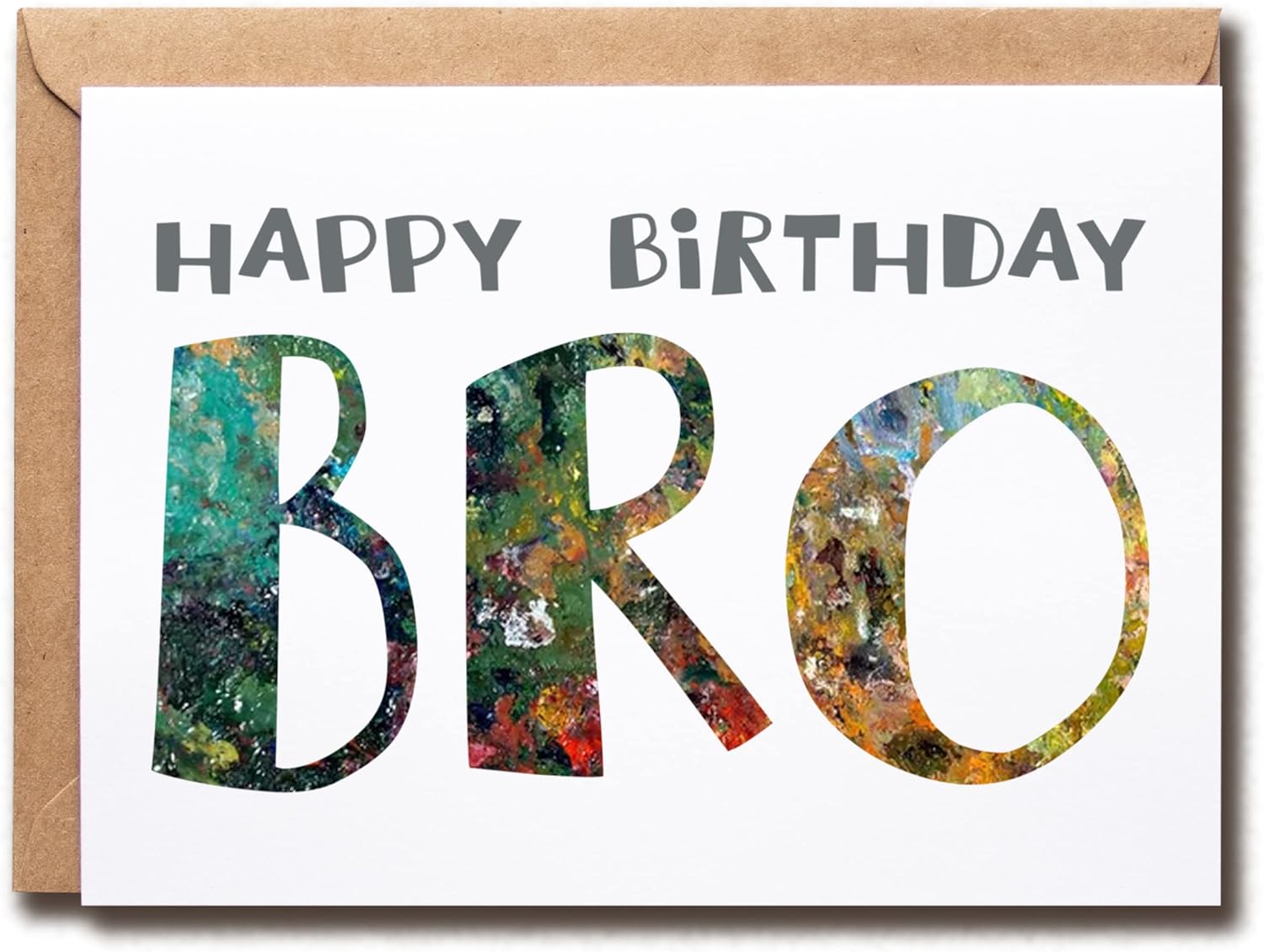 Amazon.com : EruditeGifts Happy Birthday Bro - Bro Birthday Card - Bro ...