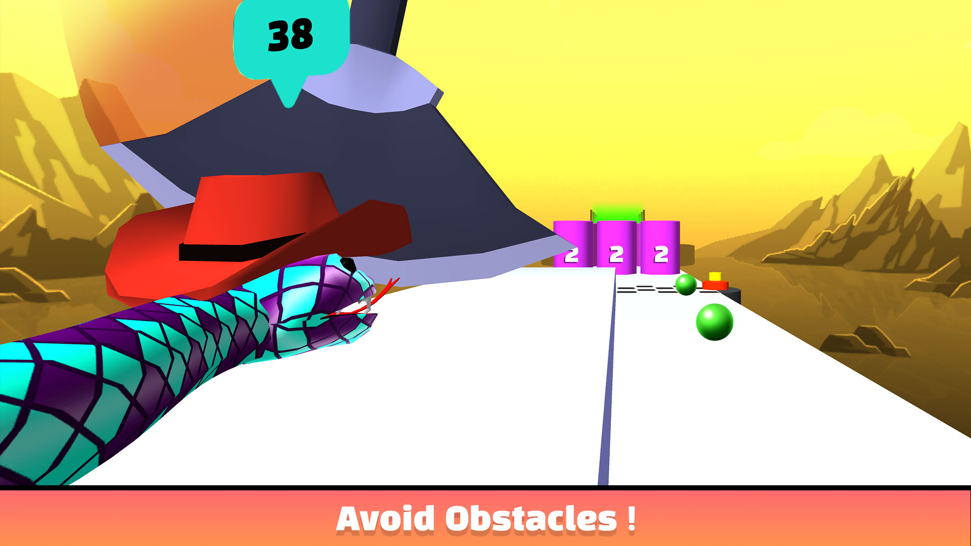 Snake Run: Clash Gates 3D - Slither Running Game, Eat and Grow, Worms ...