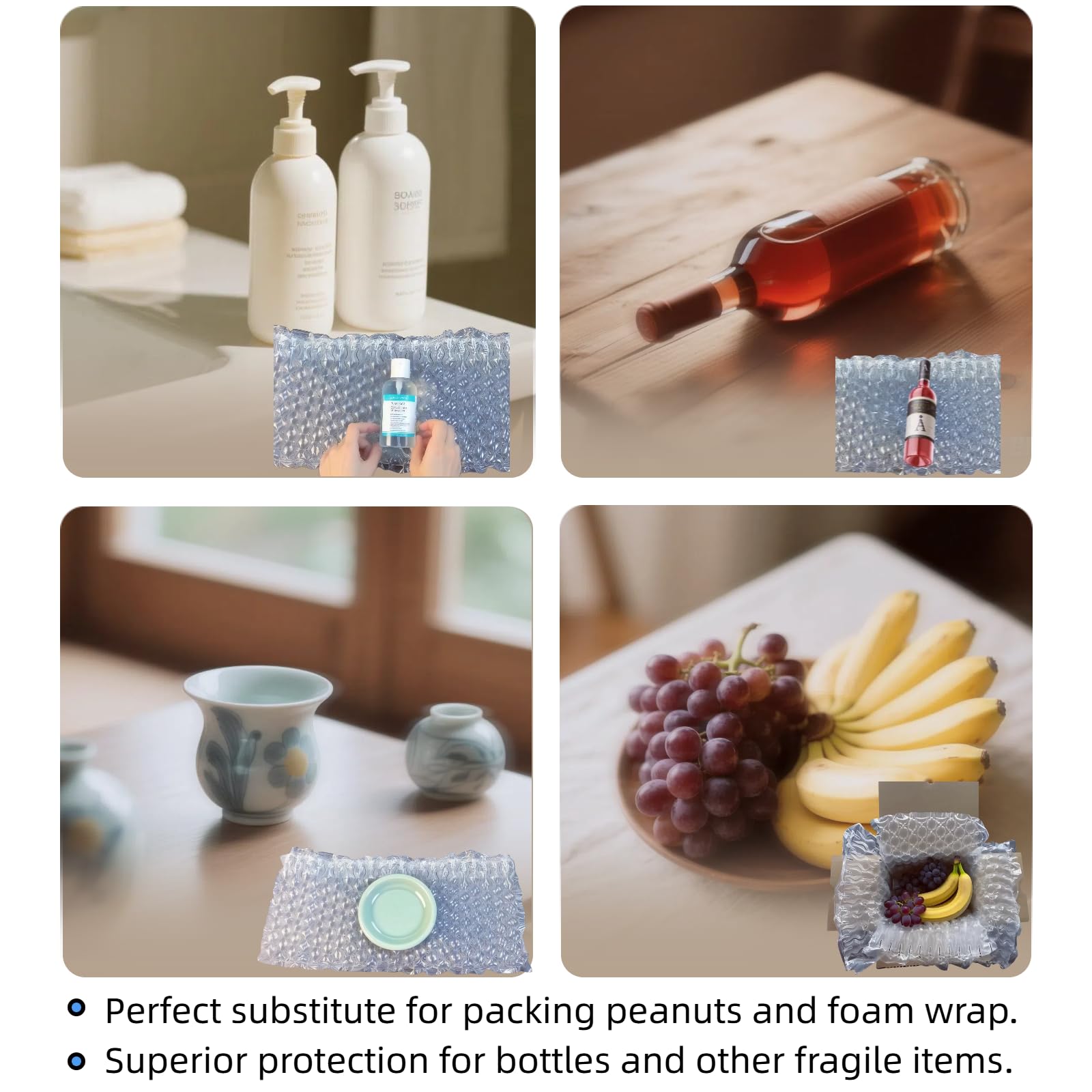 Snapklik.com : LiWNYRK Inflatable Bubble Cushioning Wrap Roll For ...