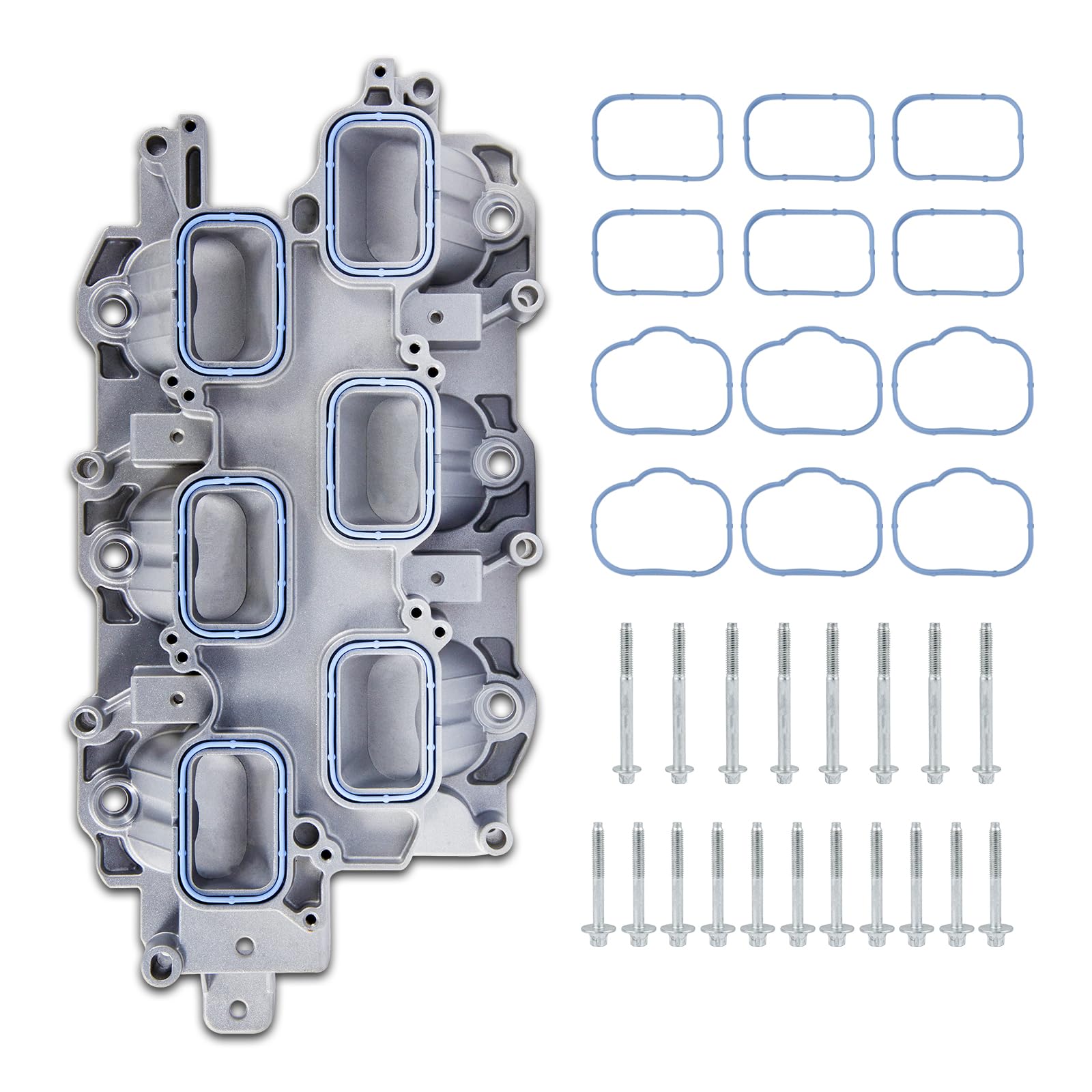 Snapklik.com : TEMSONE Upgraded Full Aluminum Engine Lower Intake Manifold
