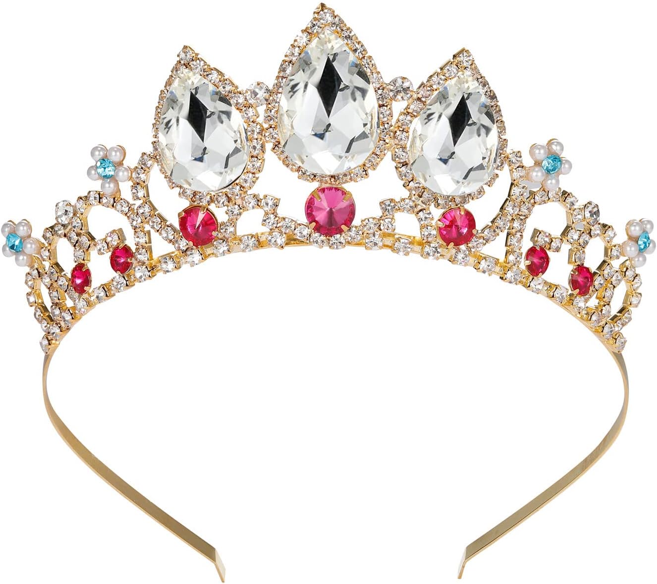 Amazon.com : CIEHER Rapunzel Crown for Girls Princess Crown Princess ...