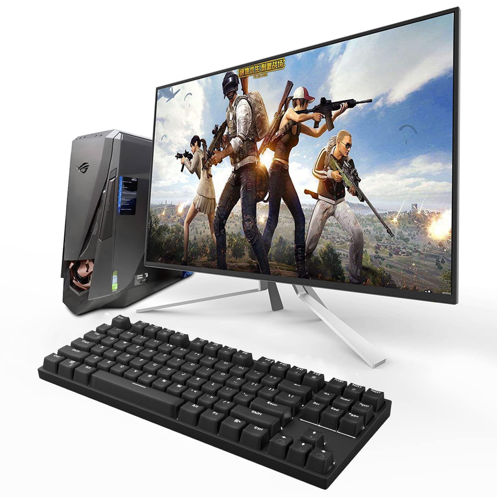 Buy RK ROYAL KLUDGE RK987 Mechanical Keyboard 87 Keys White LED ...