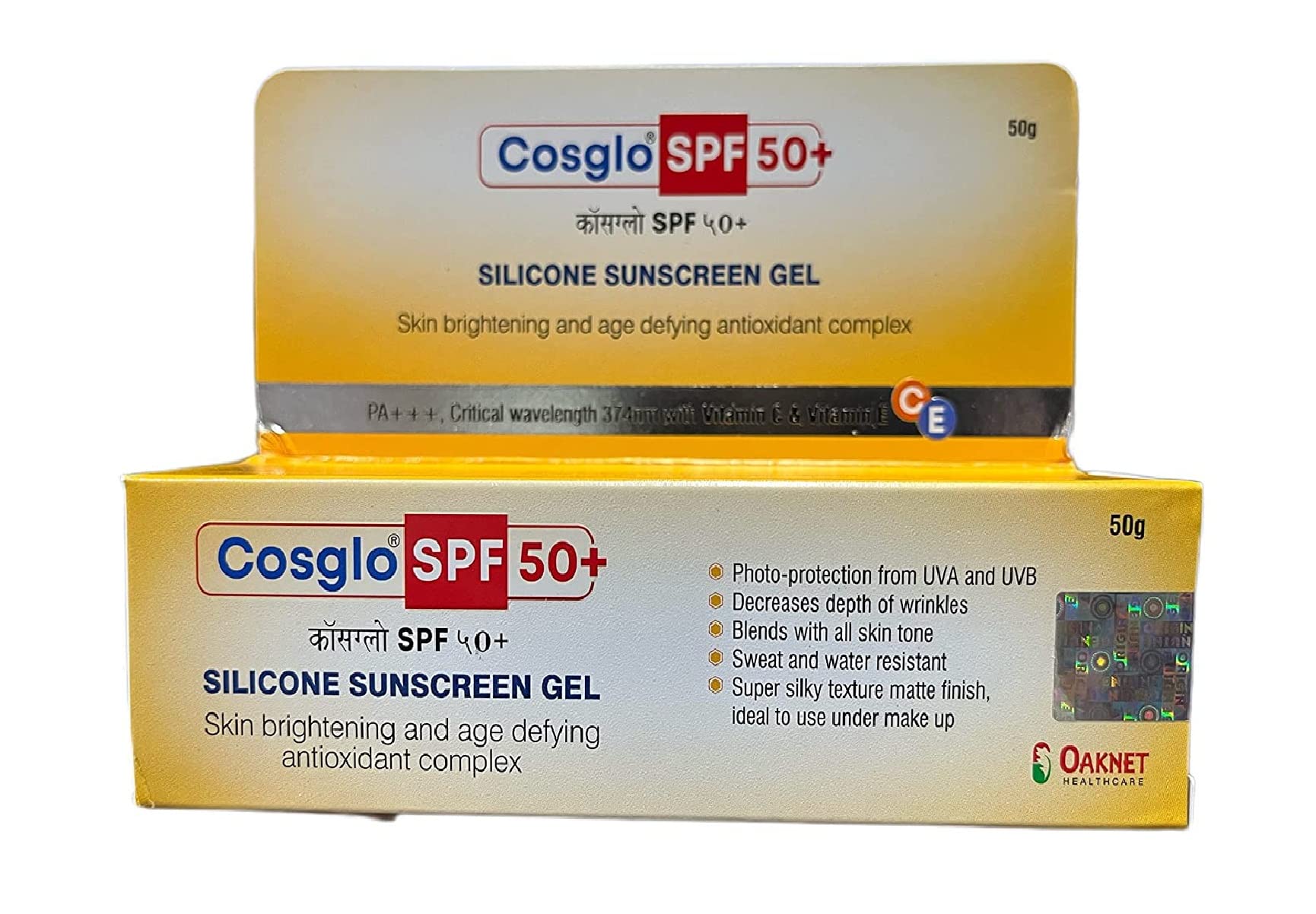 Cosglo SPF50+Silicone Sunscreen Gel (50Gm) : Amazon.in: Beauty