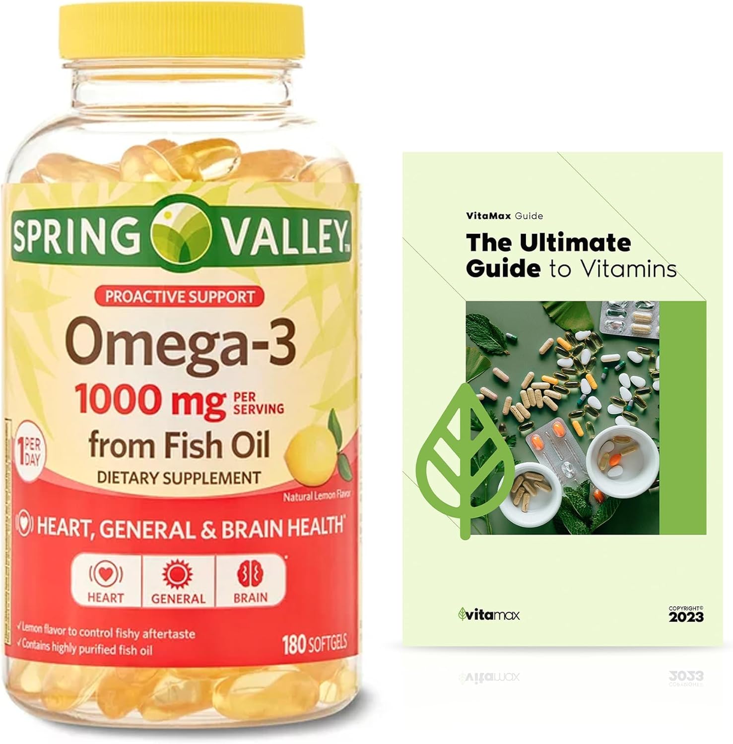 Amazon.com: Generic Spring Valley Omega-3 from Fish Oil 1000 mg ...