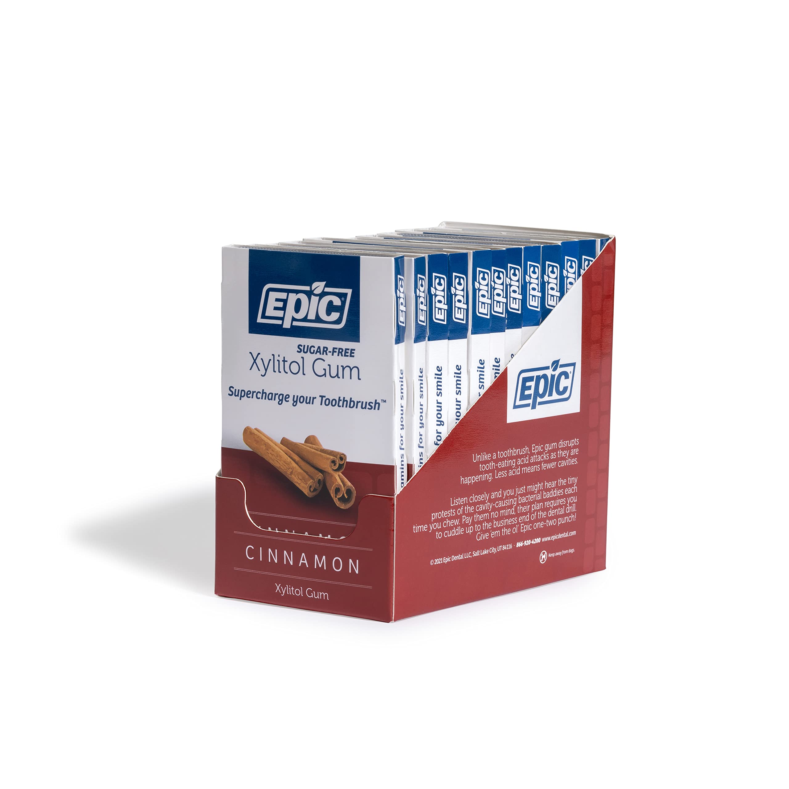 Epic Xylitol Chewing Gum - Sugar Free & Aspartame Free Chewing Gum ...