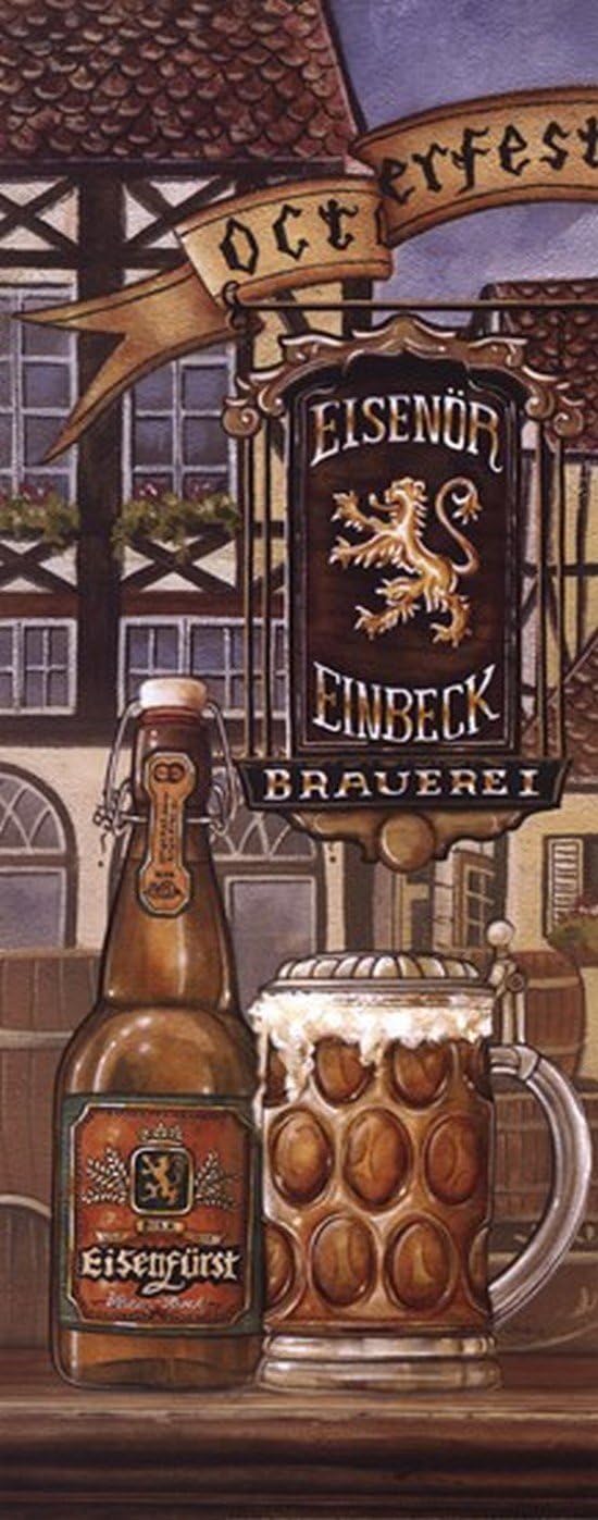 Amazon.com: German Beer - Poster by Charlene Audrey (8x20): Prints ...