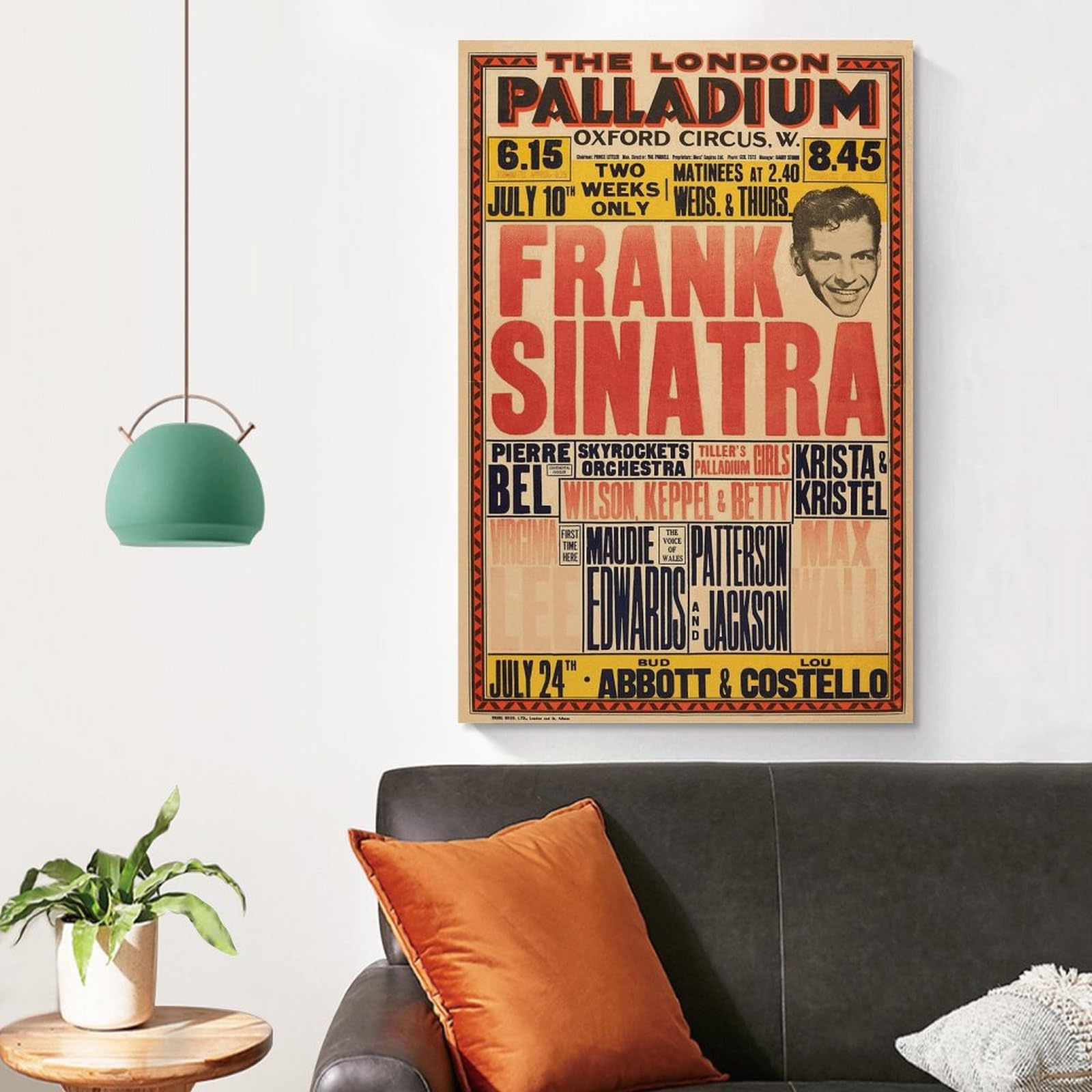 Frank Sinatra Concert Poster Frank Sinatra , Arranged And Conducted