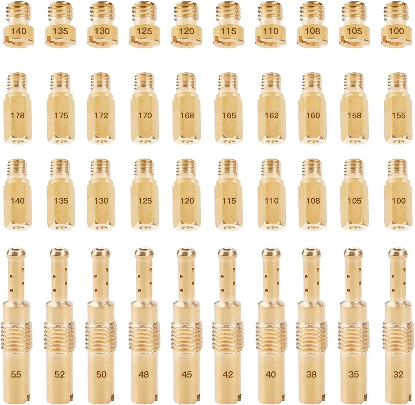 Amazon.com: Bestmoy 30-PCS Carburetor Main Jet Kit, Includes 20 Main ...