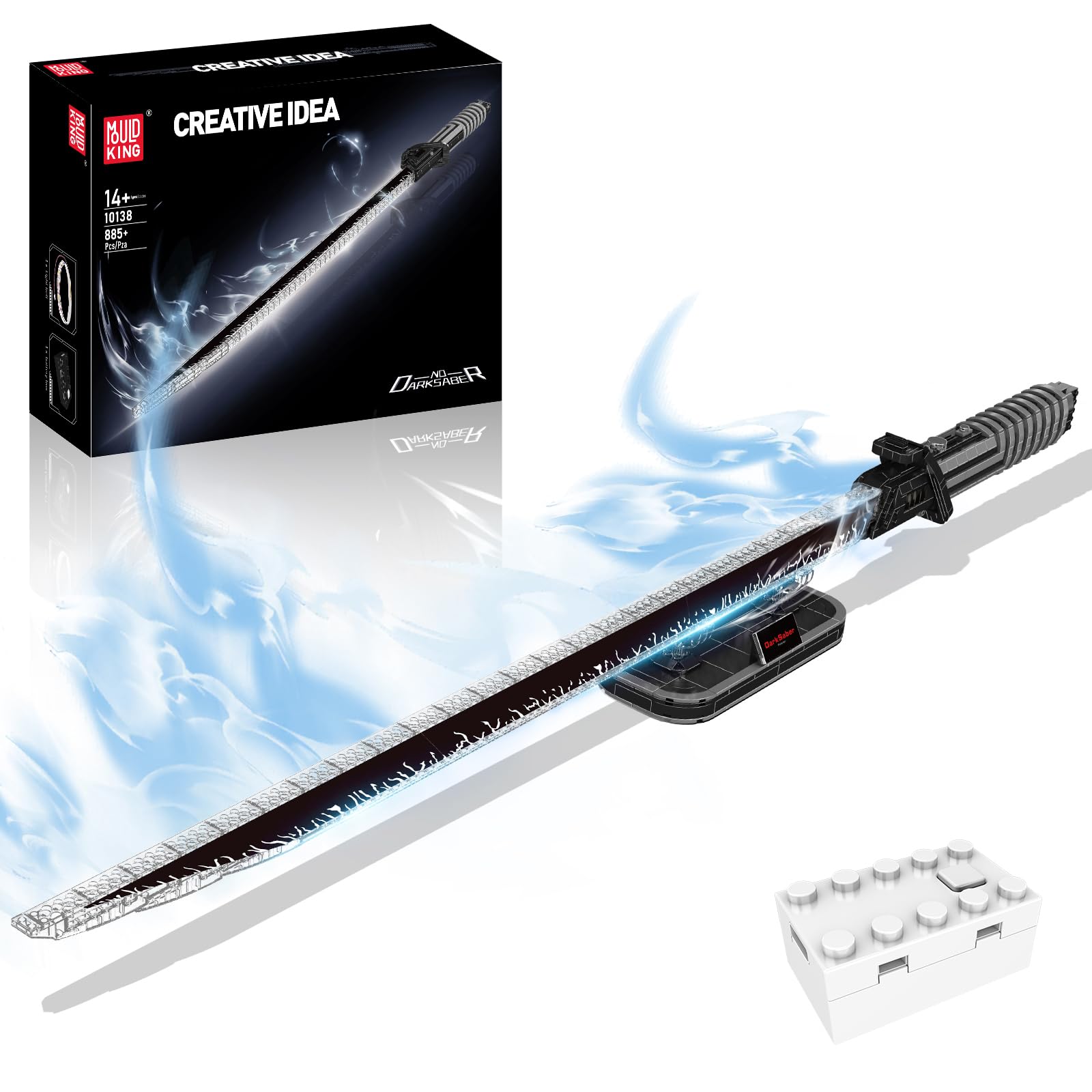 Amazon.com: MOULD KING Darksaber Lightsaber Building Set, Dark Sword ...