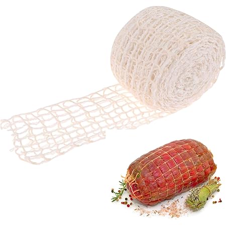 Amazon.com: 10m Meat Netting Roll,Size 18,Elastic Smoked Meat Poultry ...