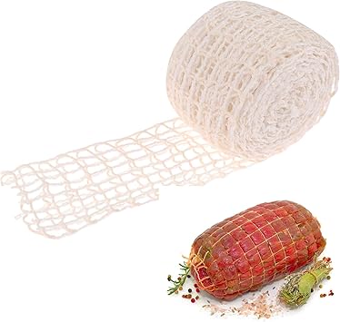 10m Meat Netting Roll,Size 18,Elastic Smoked Meat Poultry Ham Netting ...