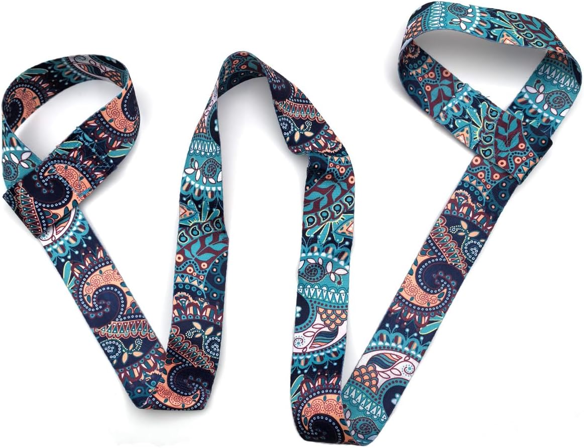 mkemka Yoga Mat Carrying Strap Sling Fitness Exercise Straps Stretch ...