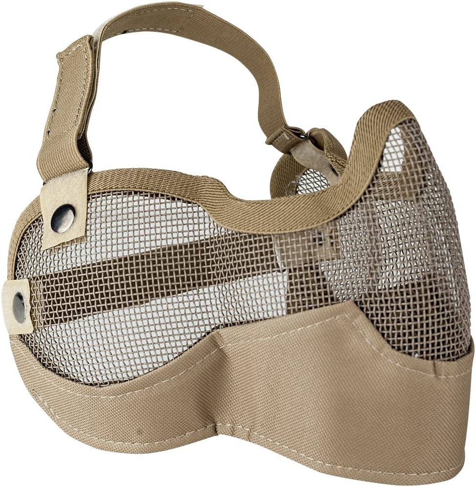 Amazon.com : Valken Tactical 3G Wire Mesh Mask, Tan, Universal : Sports ...