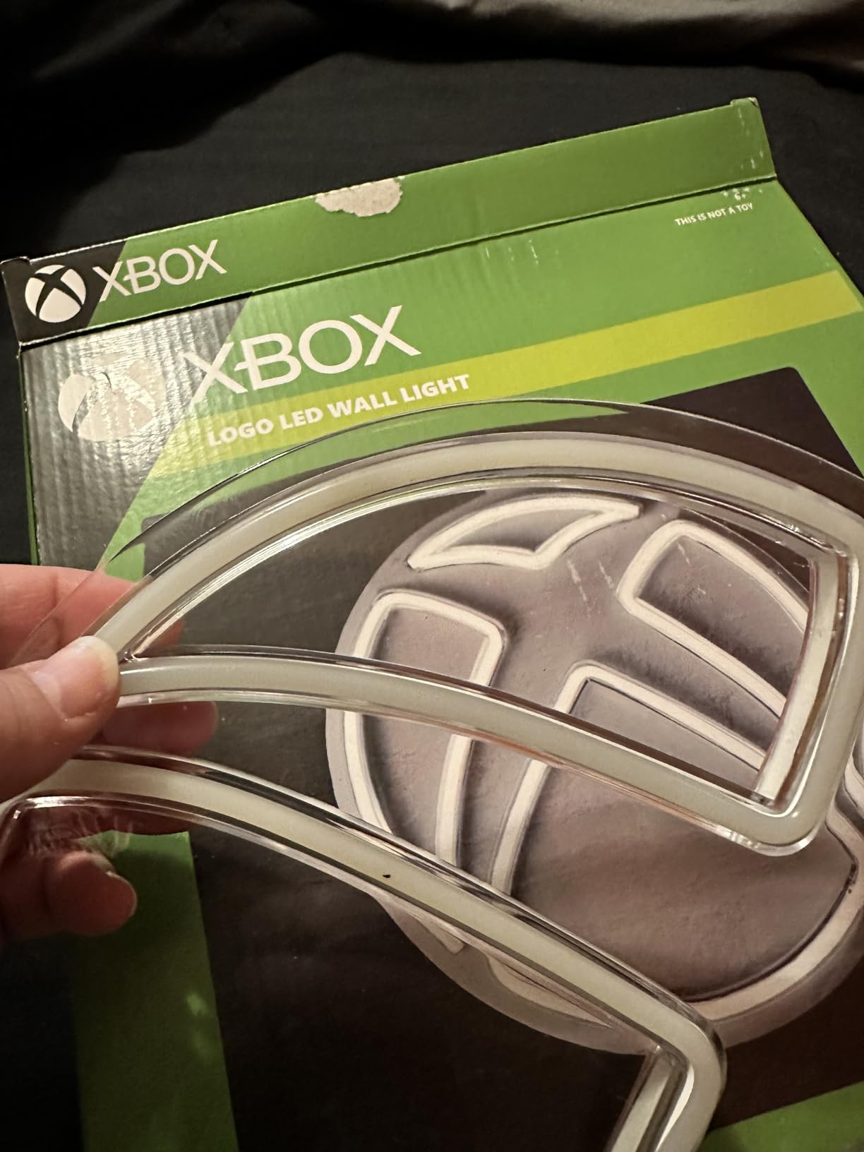 $6/mo - Finance Xbox Logo LED White Neon Wall Light Sign | 10 Inches ...