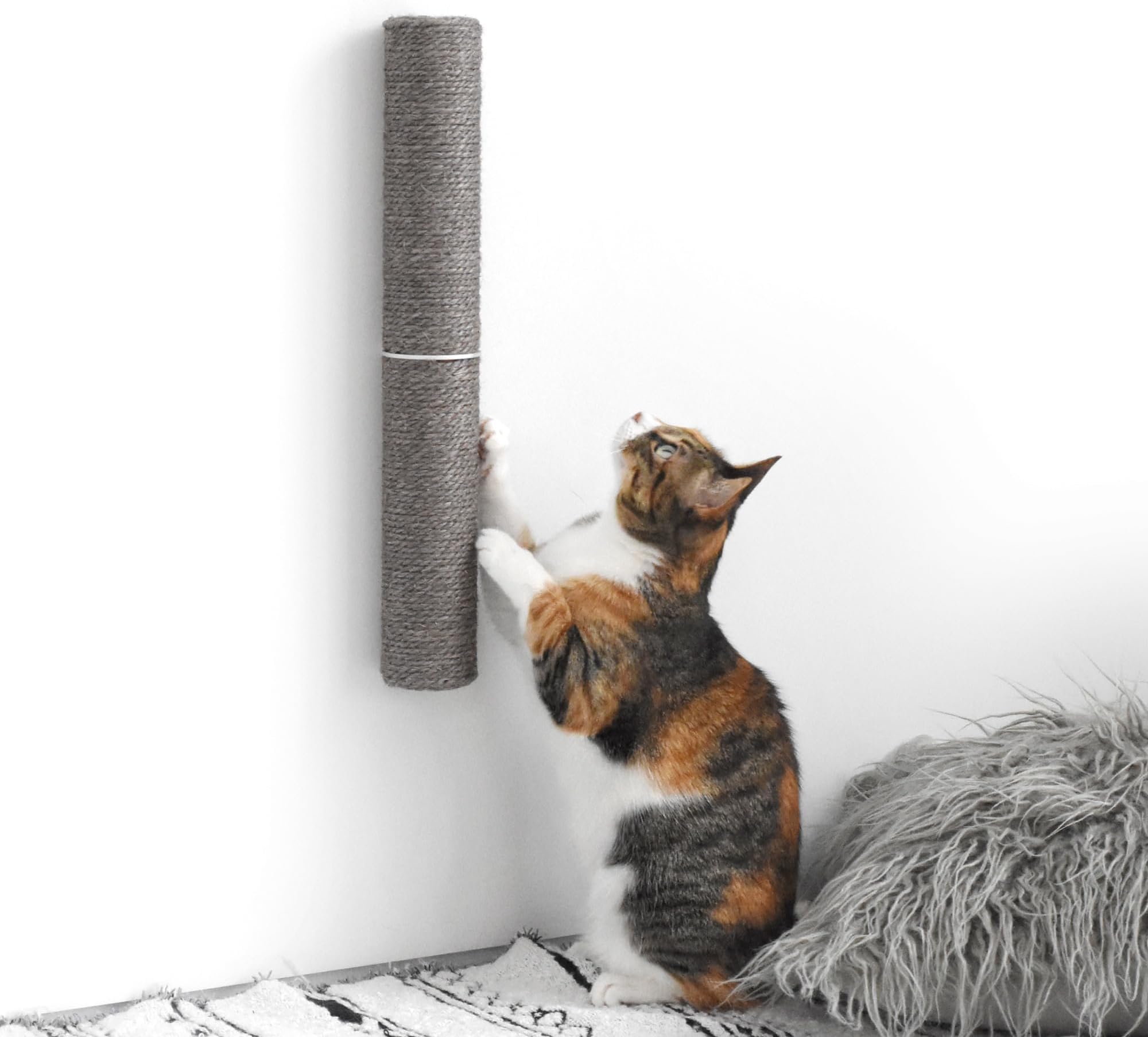 Amazon.com : xympo 18" Compact Wall Mounted Cat Scratcher, Sisal ...