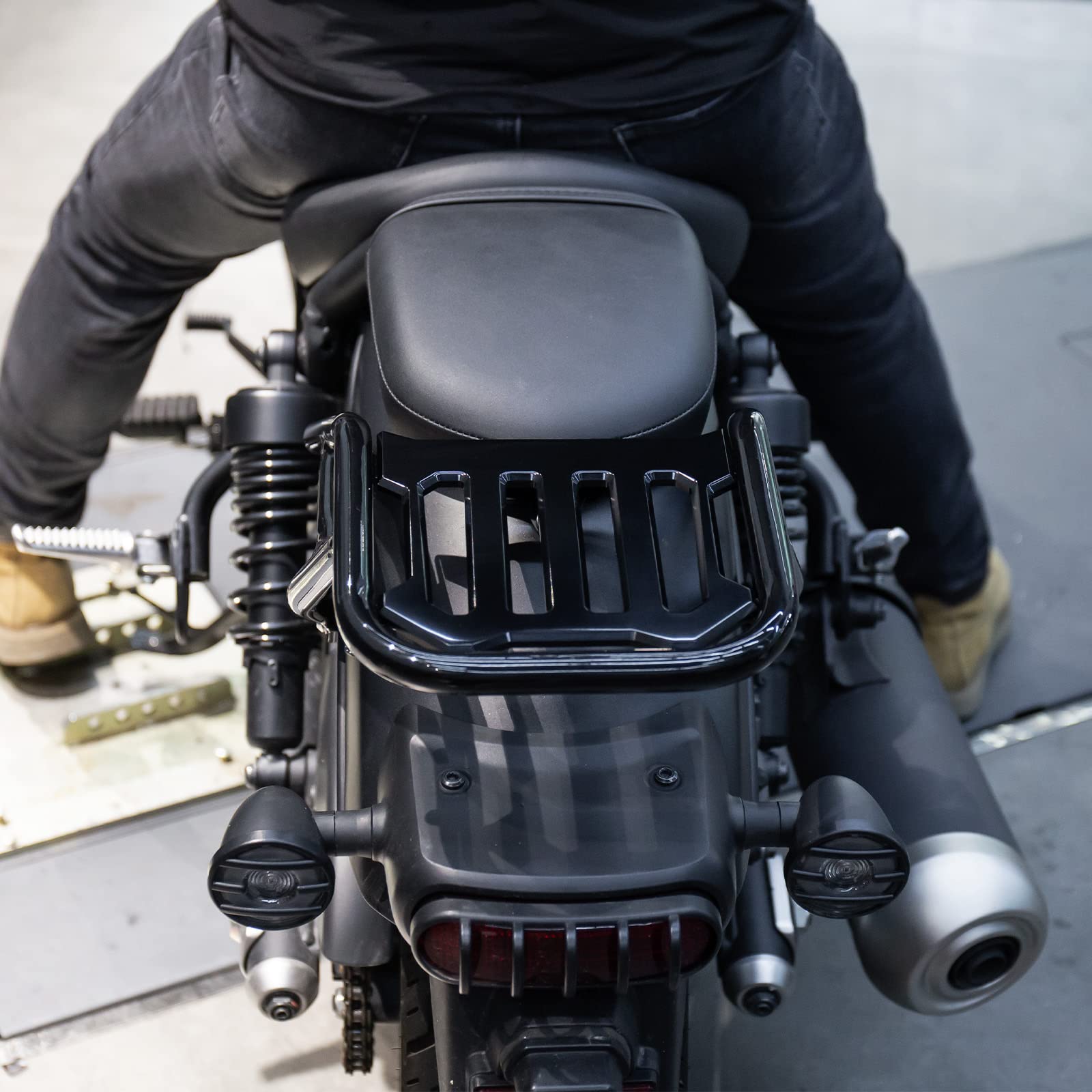 Snapklik.com : New Generation Fits For Rebel 300 Rebel 500 Luggage Rack ...