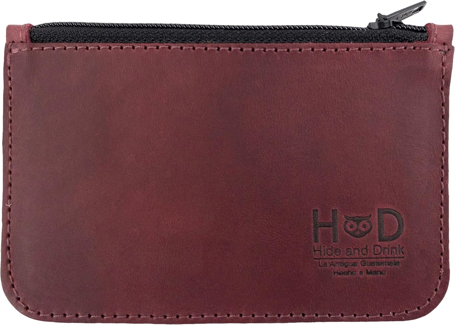Amazon.com: Hide & Drink, Zippered Wallet, Card Case, Folded Bills ...