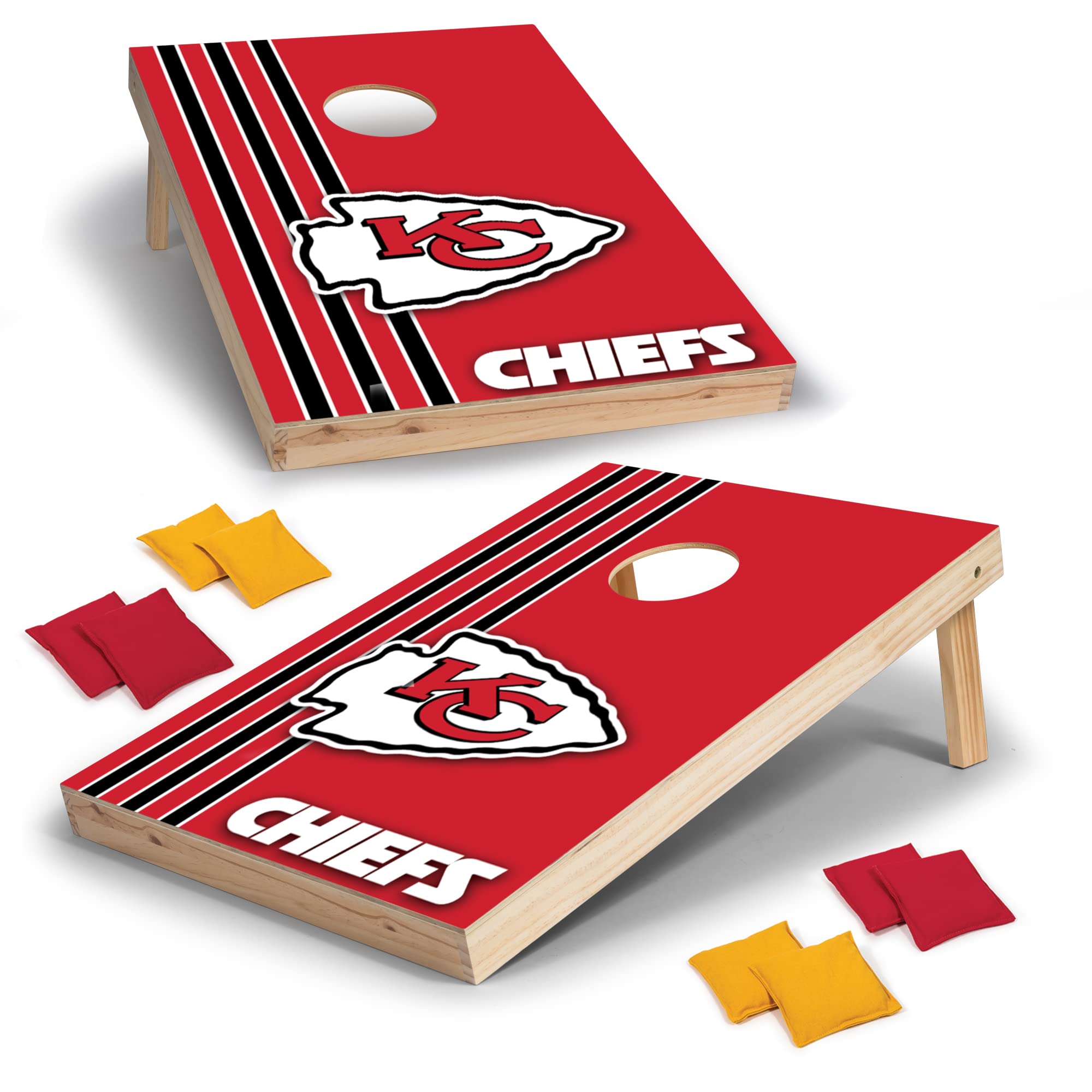 Wild Sports NFL 2' x 3' Solid Wood Cornhole Set with Direct Print HD ...