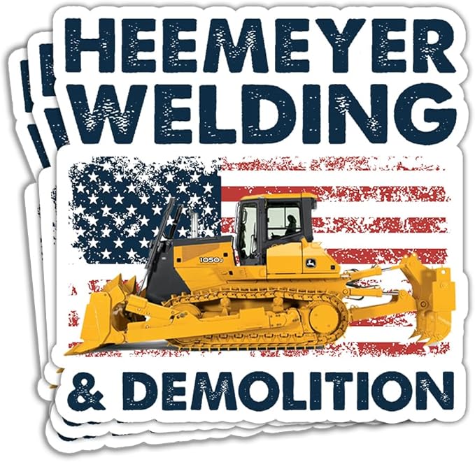 Amazon.com - TODOLIA Heemeyer Welding & Demolition Sticker Funny ...