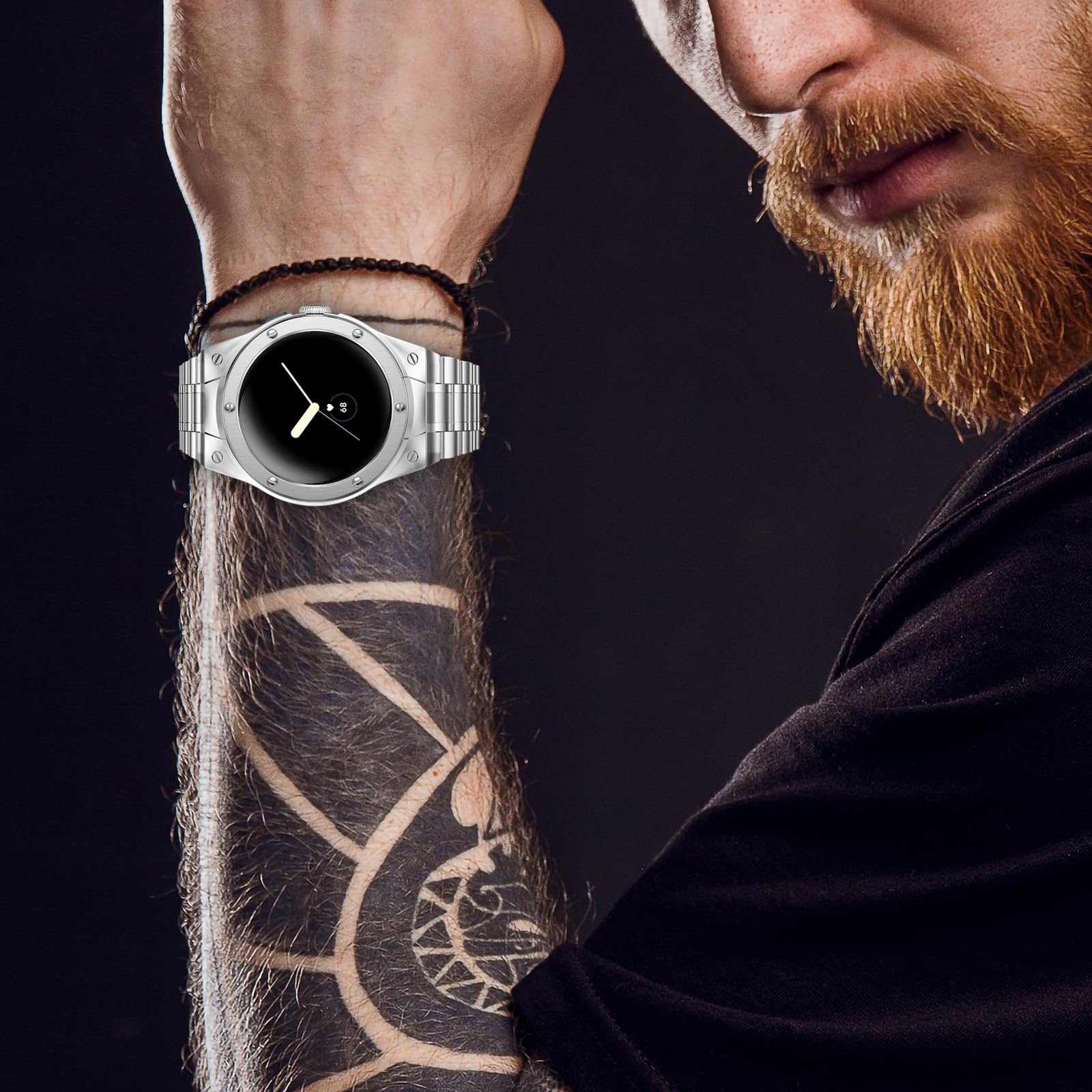 SUPLINK Stainless Steel Case with Band Compatible with Google Pixel ...