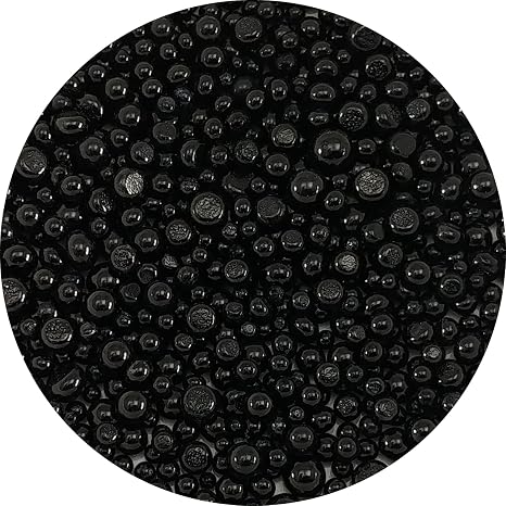 Amazon.com: Black Opal Frit Balls FB0100 COE 90 Glacial Art Glass ...