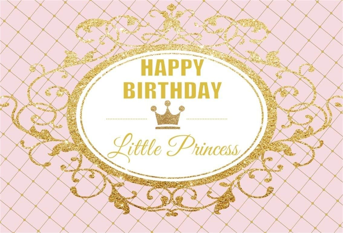 Amazon.com : AOFOTO 12x8ft Royal Princess Backdrop Banner Rose Gold ...