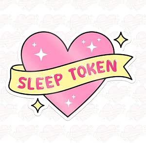 Amazon.com: Sleep Token with Heart Sticker Waterproof Vinyl Decal for ...