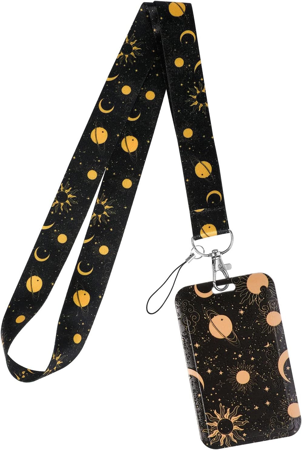 Juanooo Cool Purple Lanyard Card Holder Cute Key Lanyard for Women ...