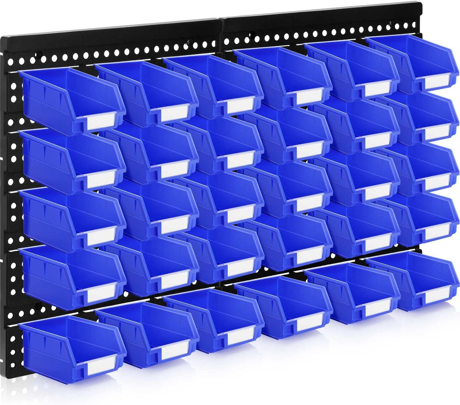 30 Pcs Wall Mounted Storage Bins for Classroom Without Rack Plastic ...