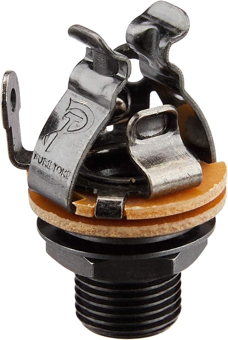 Pure Tone Jack Female Black Mono with Full Contact for Bass Guitar Amp ...