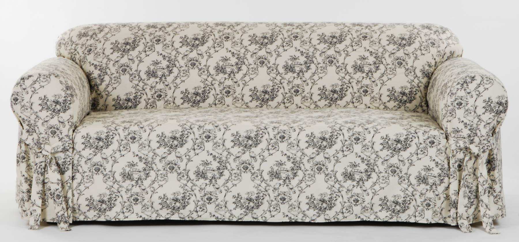 Amazon.com: Classic Slipcovers Toile Print Slipcover, loveseat from 60 ...