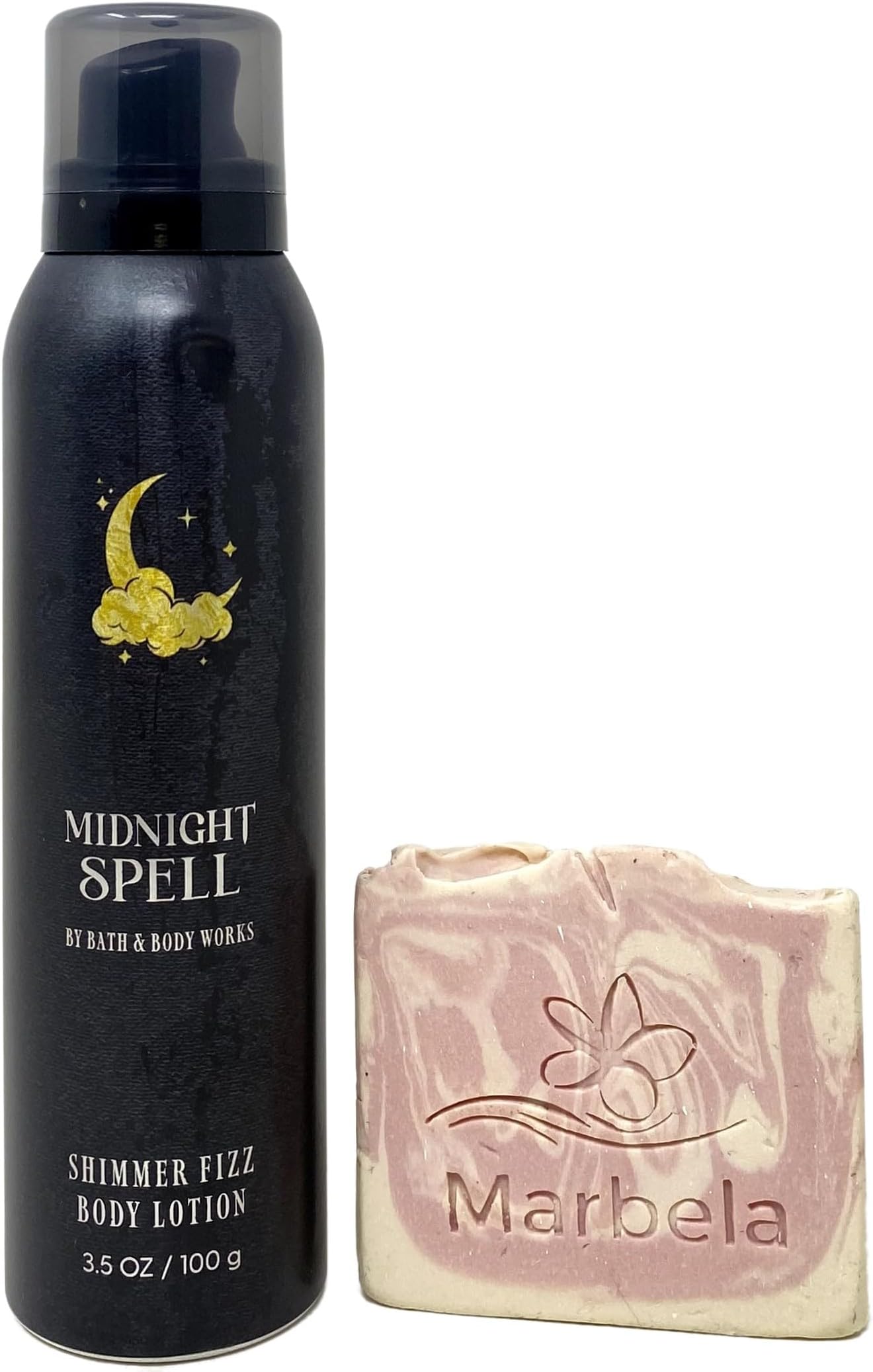 Amazon.com : Bath & Body Works Midnight Spell Shimmer Fizz Body Lotion ...