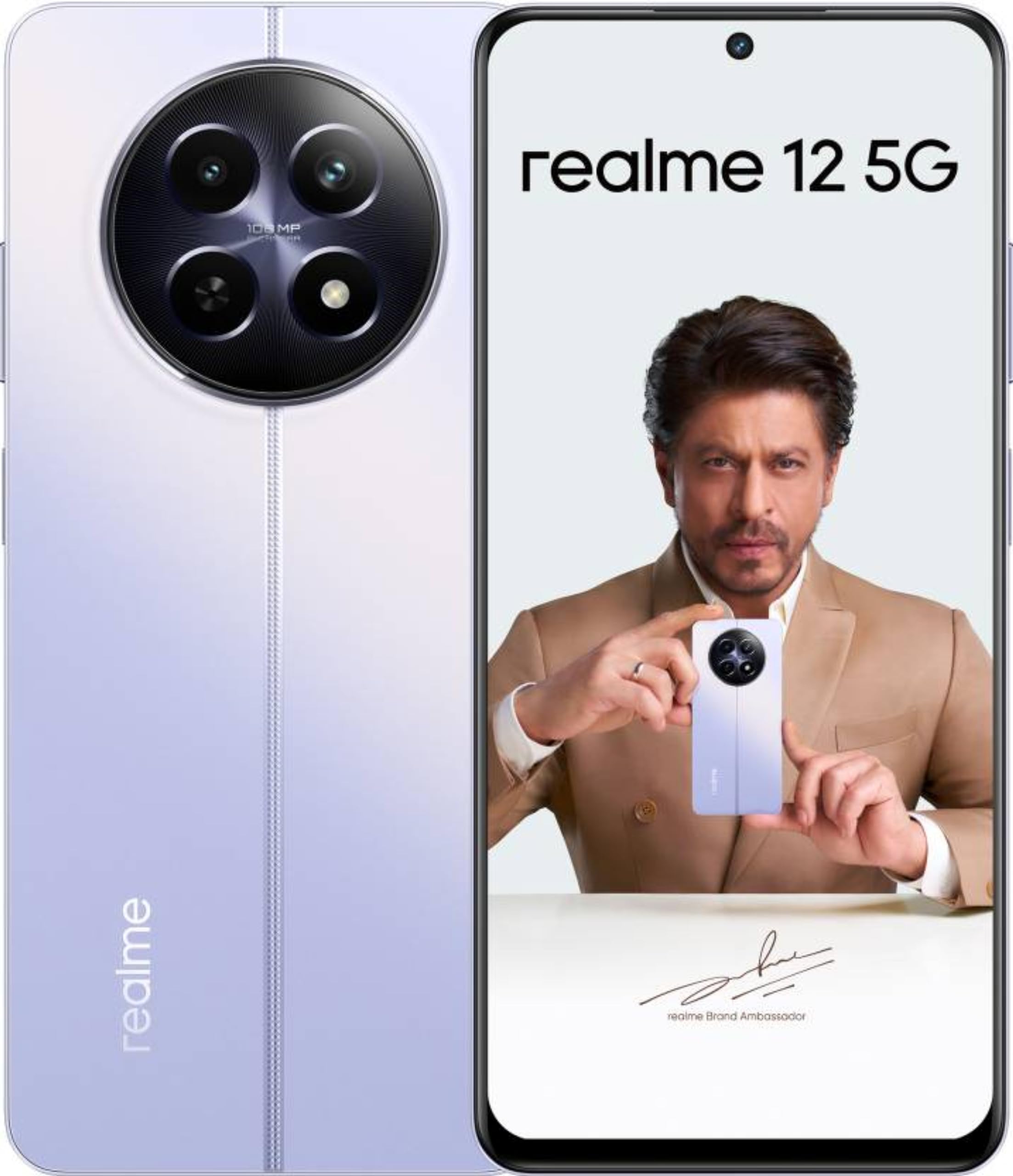 realme 12 5G (Twilight Purple, 8GB RAM 128 GB Storage) | 108 MP 3X Zoom ...
