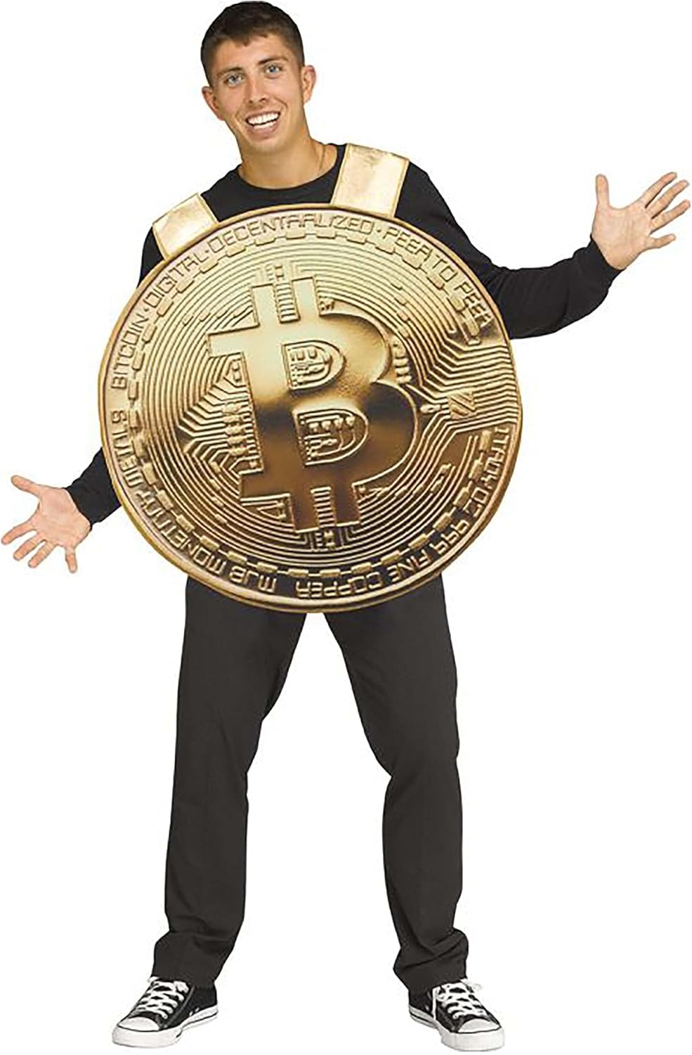 Amazon.com: Fun World Adult Bitcoin Costume : Clothing, Shoes & Jewelry