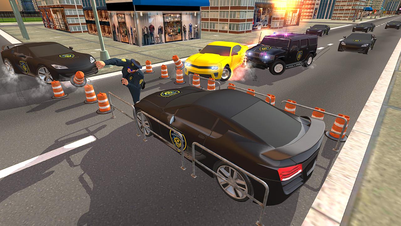 Vegas City Police Car Gangster Crime Chase Mission: Cop Hero Driver ...