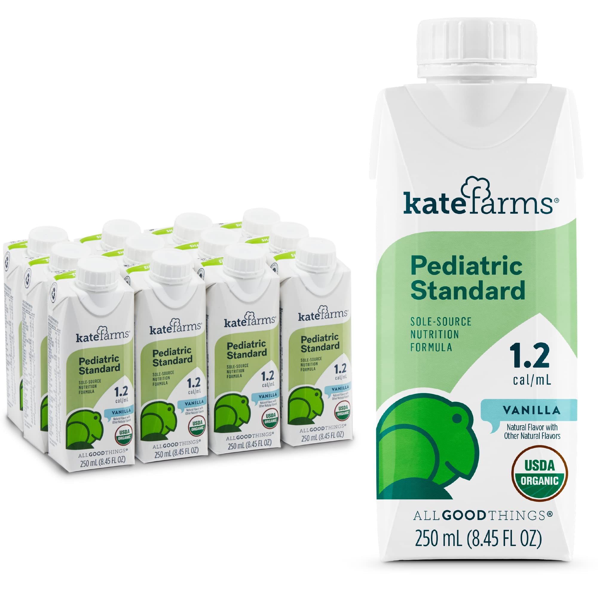 Buy Kate Farms Pediatric Standard 1.2 Formula, Sole Source Nutrition ...