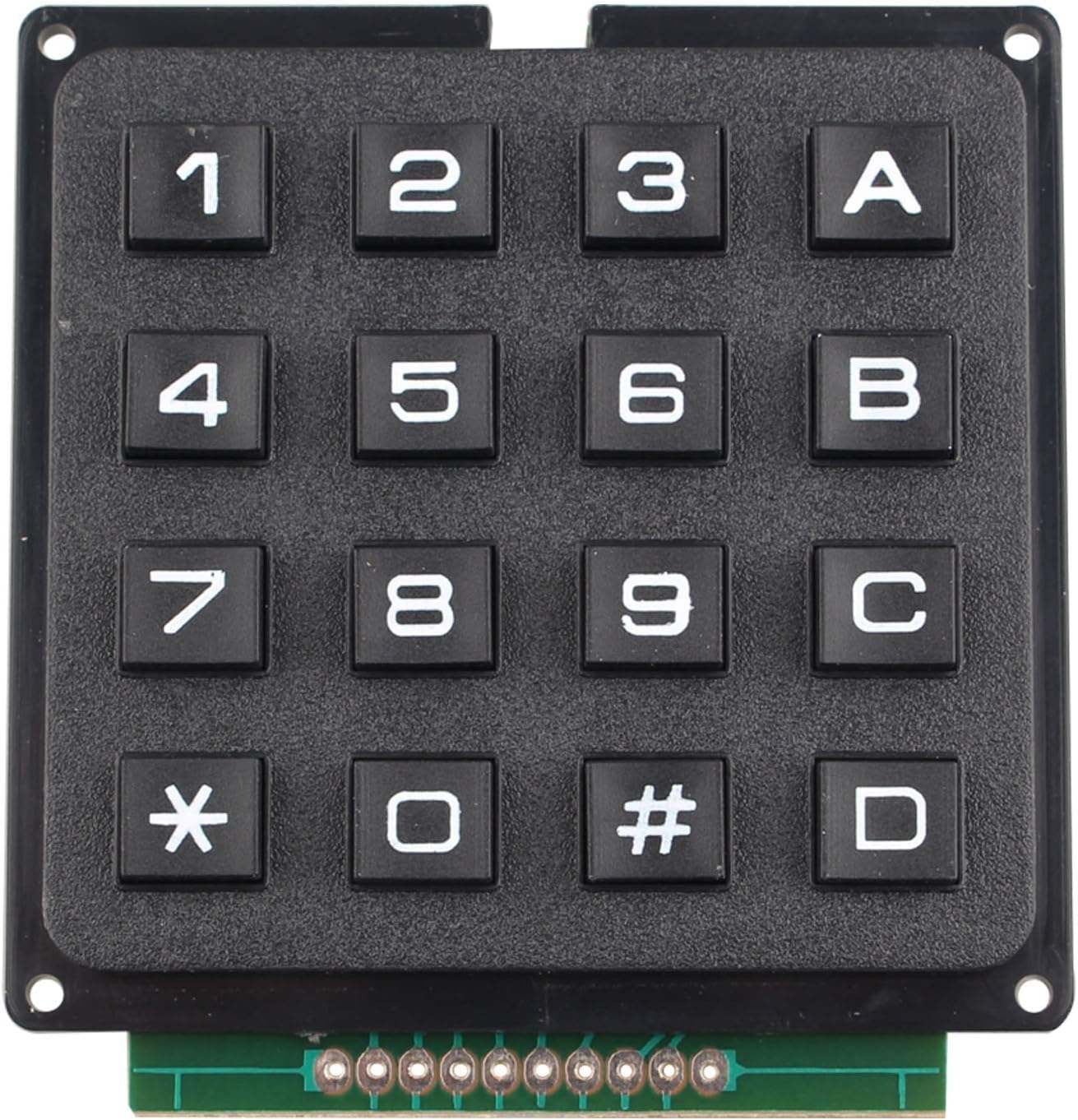 HALJIA 4x4 Matrix Array 16 Switch Keypad Tastaturmodul 16 Key MCU ...