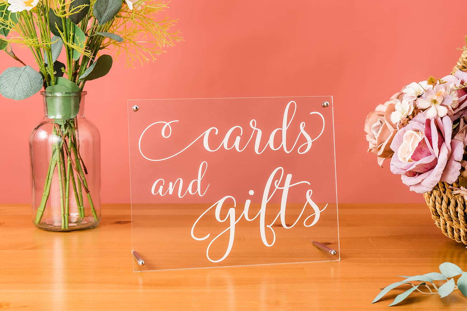 Buy Calculs Gifts and Cards Acrylic Calligraphy Sign Wedding Shower ...