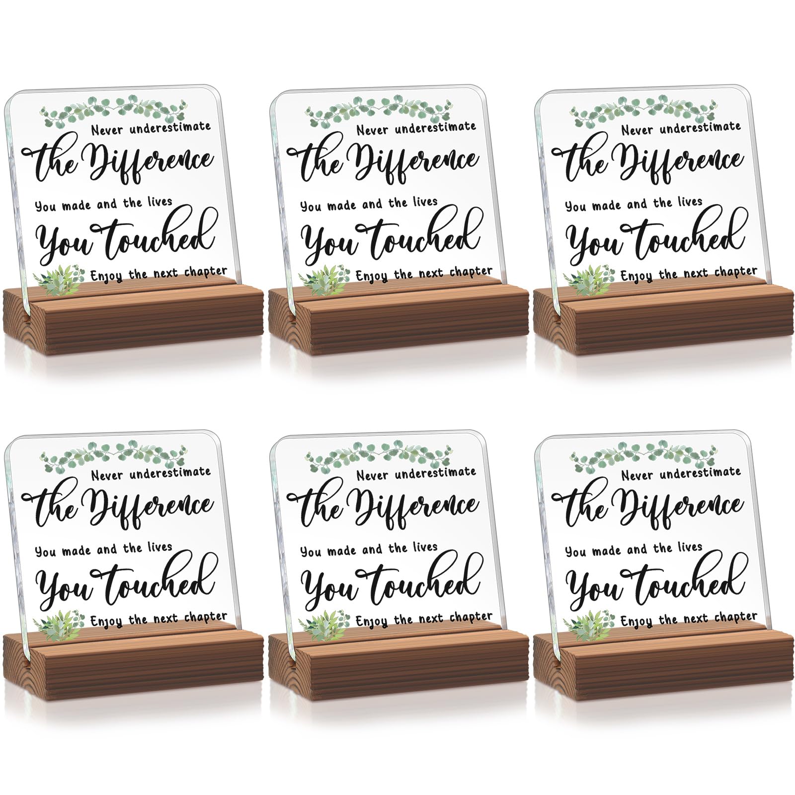 Cholemy 6 Pcs Retirement Gifts Coworker Leaving Gifts for Women Men ...