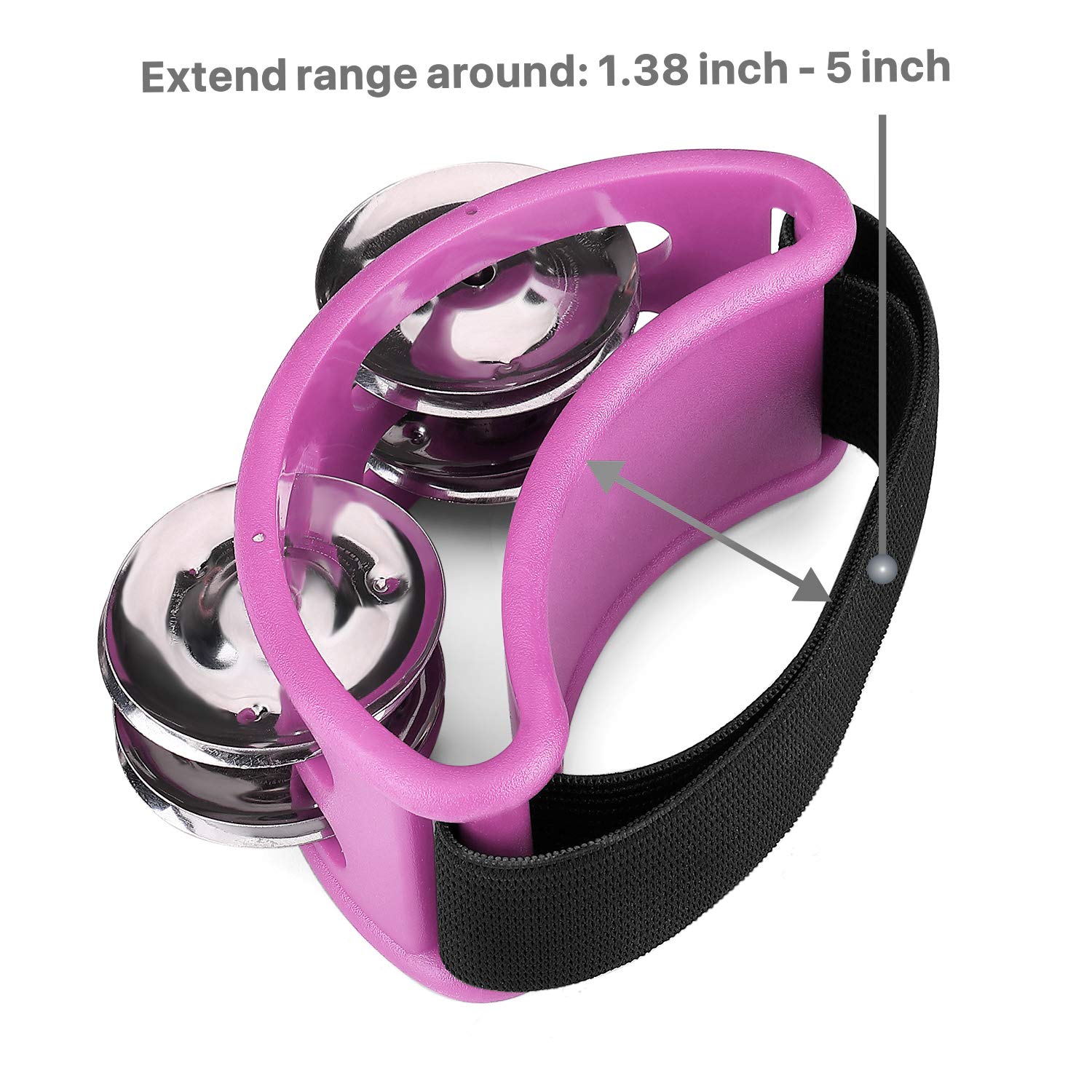 Snapklik.com : Flexzion Foot Tambourine Percussion