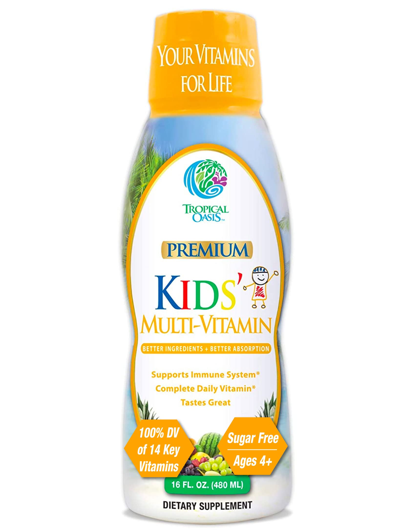 Snapklik.com : Premium Liquid Multivitamin For Kids Sugar Free Kids ...