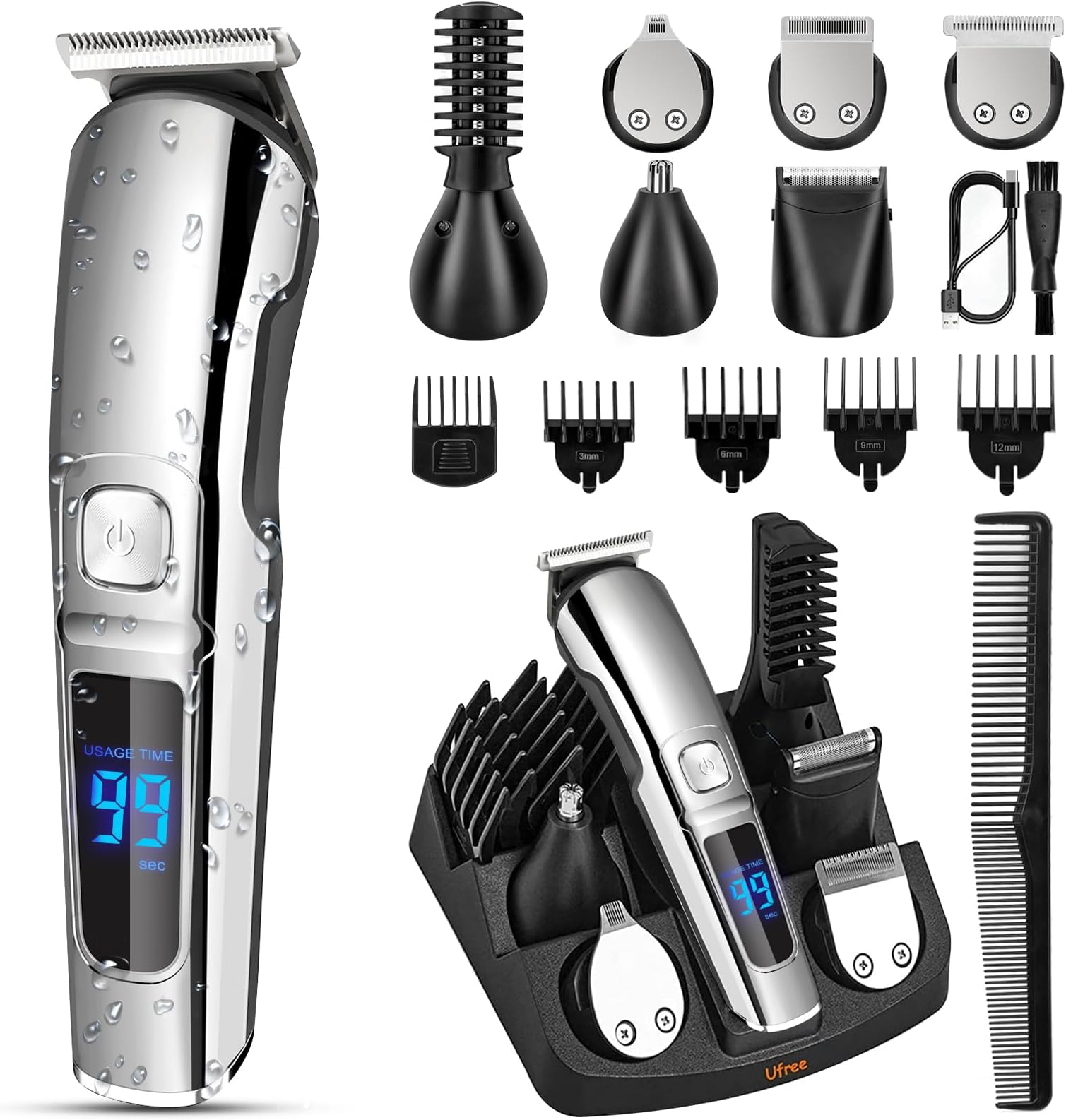 Amazon.com: Wahl All-in-One Cordless Rechargeable Electric Ear/Nose ...