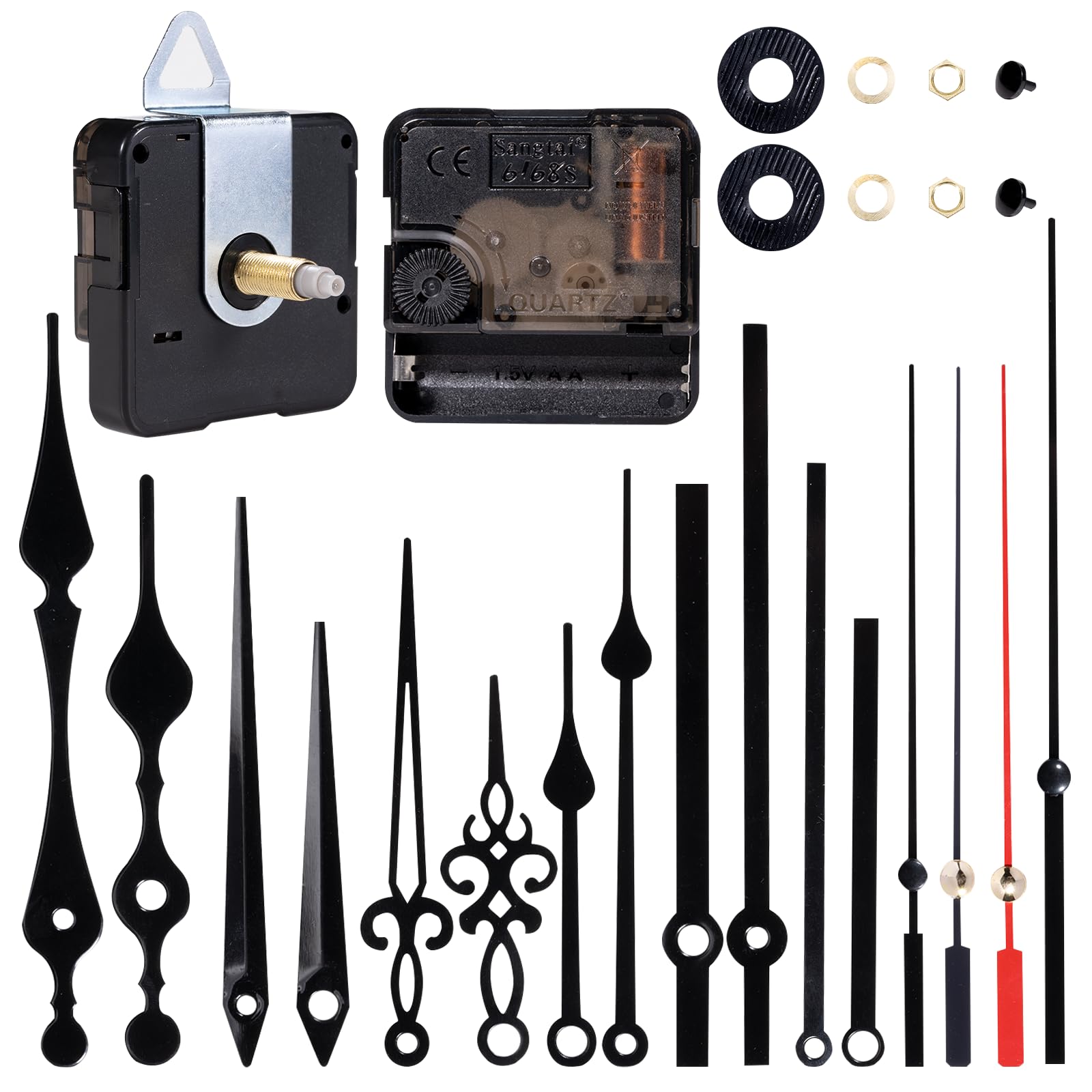 Purchase Battery Operated Clock Movements Movement Mechanism Small