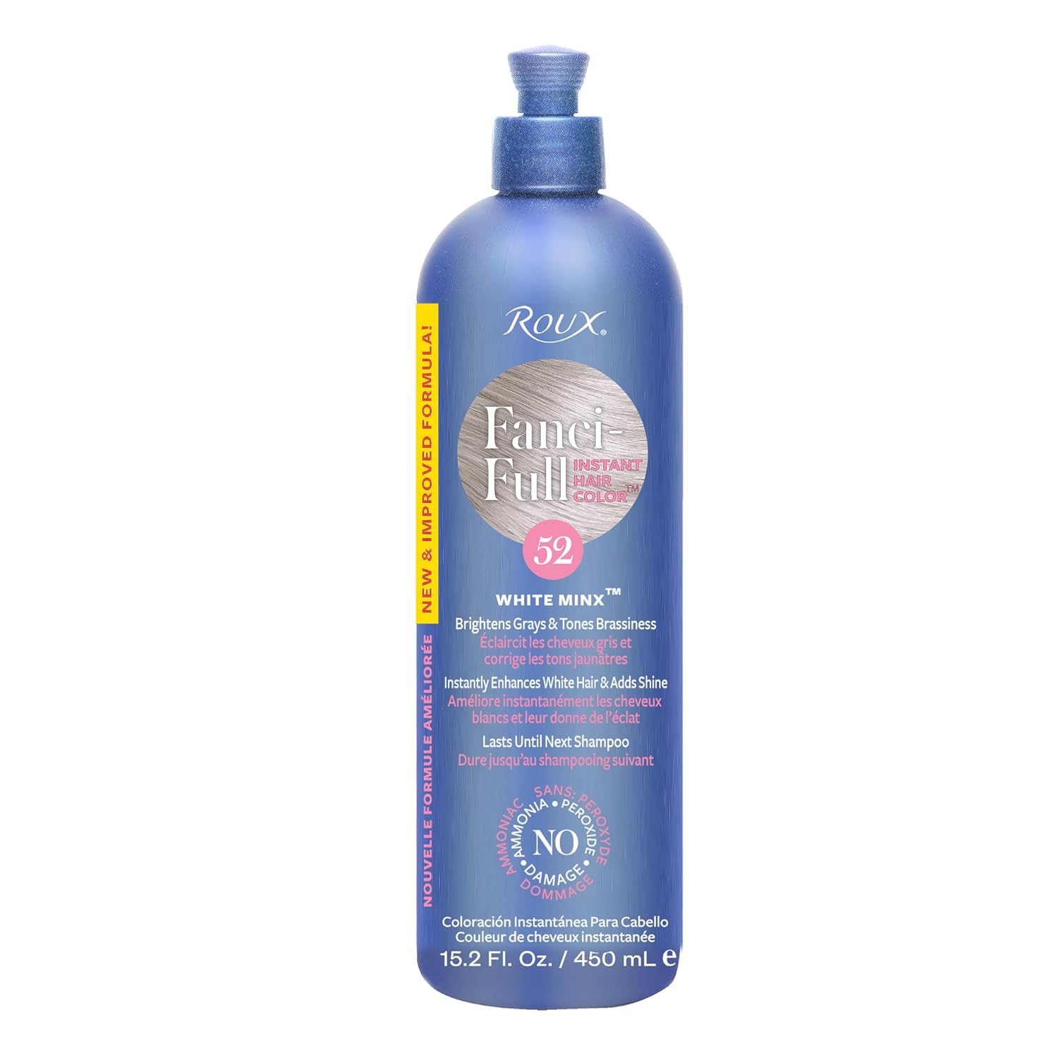 Amazon.com : Roux, Fanci-Full Instant Hair Color Rinse, 52 White Minx ...