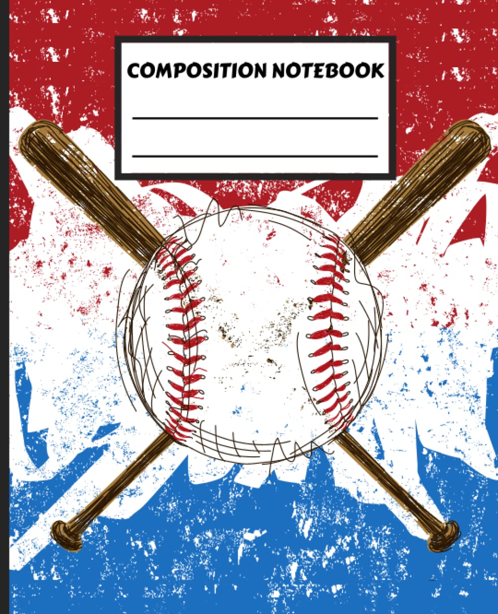Amazon.com: Composition Notebook: Wide Ruled Lined Pages Baseball ...