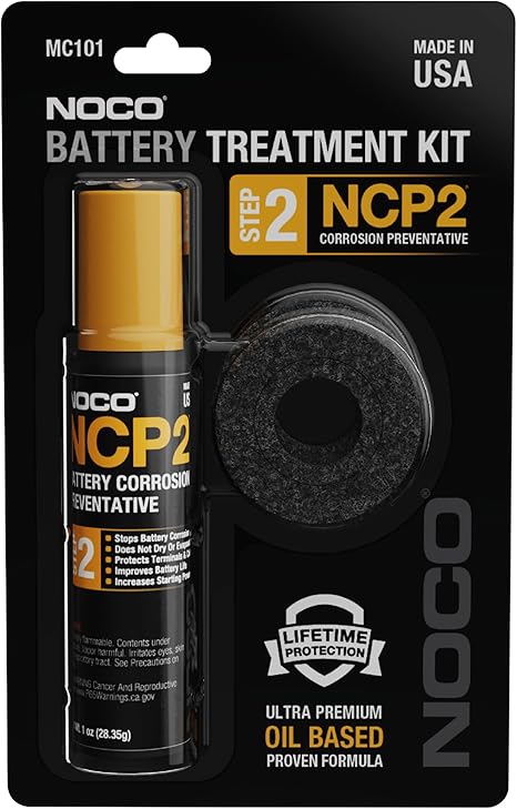 Amazon.com: NOCO NCP2 MC101 Battery Terminal Cleaning Kit With Battery ...