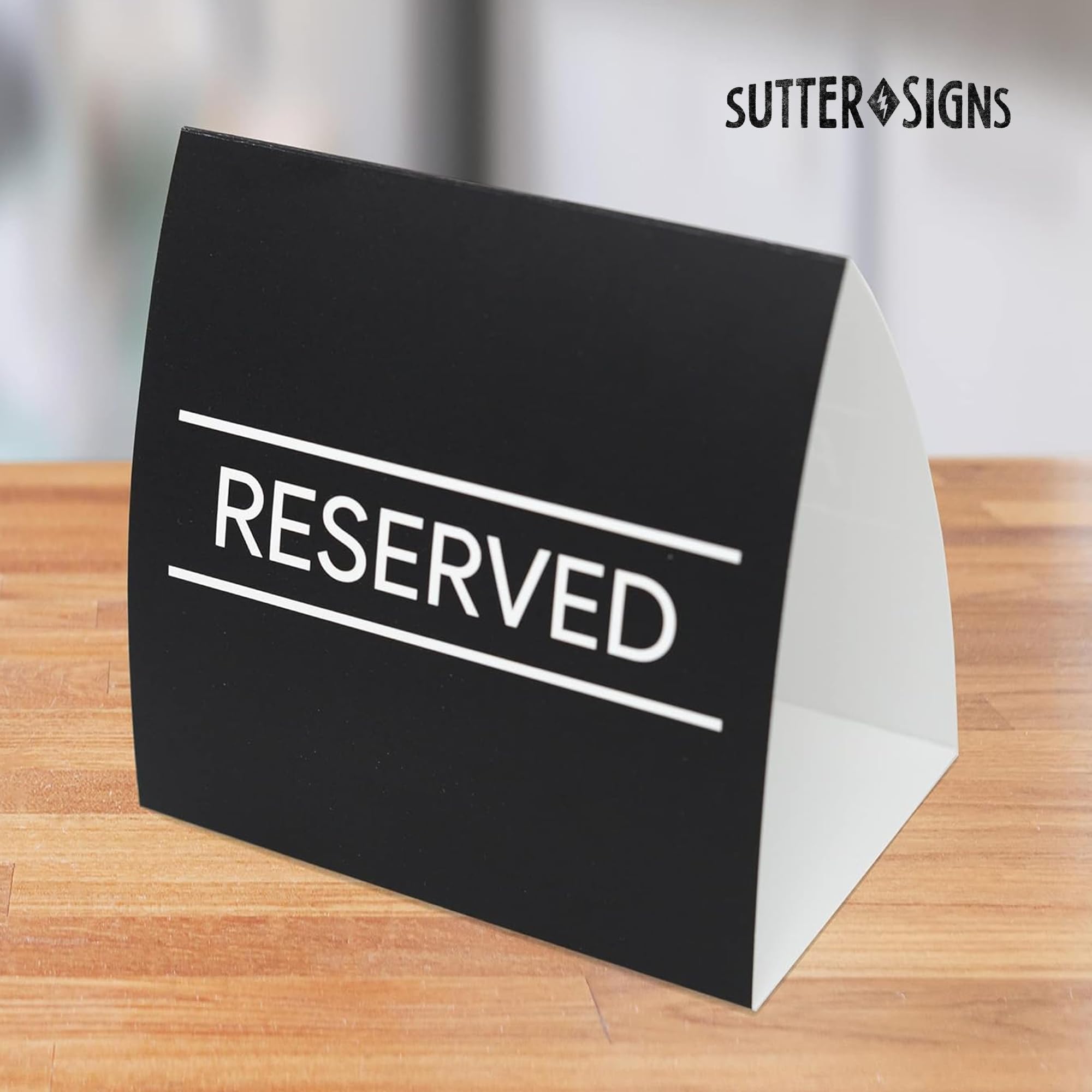 Printable Reserved Table Tent Signs